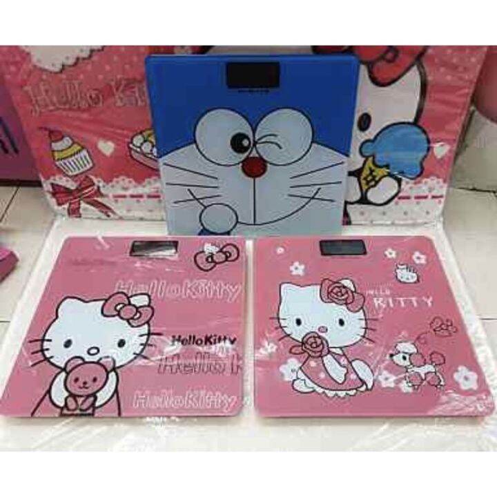 🔥🔥กรอก KITTY01 ลดทันที 75฿🔥เครื่องชั่งน้ำหนักคิตตี้โดเรม่อน | Lazada.co.th