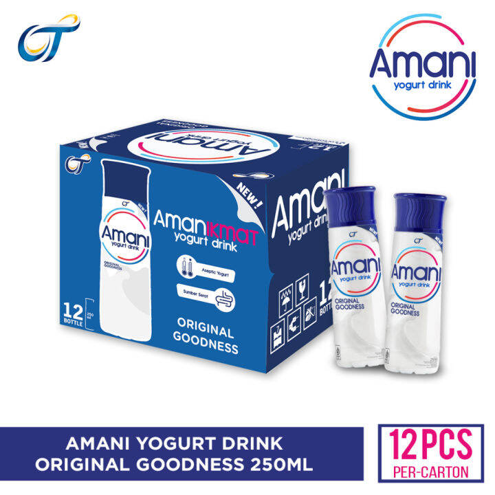 Bundle - AMANI Yogurt Drink Original Goodness (12 Btl) | Lazada Indonesia