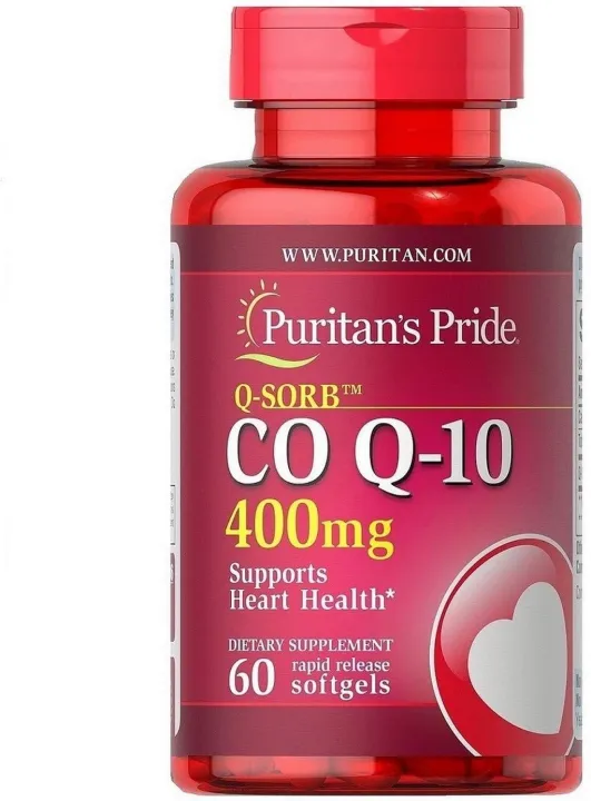 Puritans Pride Q-sorb CoQ10 400 mg 60 Rapid Release Softgels | Lazada PH