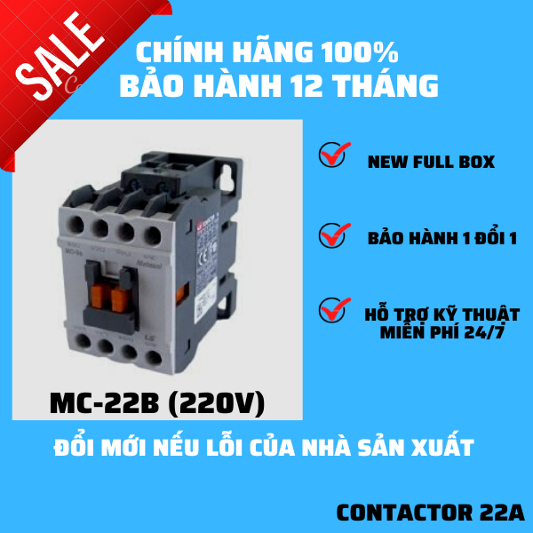 Khởi động từ Contactor LS MC 22A chính hãng | Lazada.vn