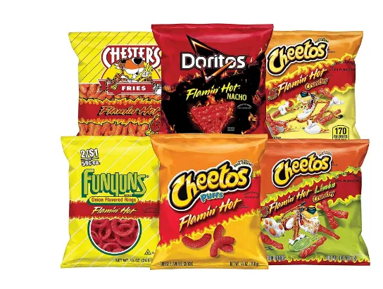 Fri To Lay Flamin Hot Mix 6 Flavor Single Serve Variety Pack 40