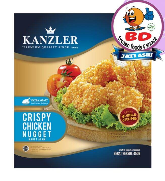 Nugget Ayam Crispy Kenzler 450gr | Lazada Indonesia