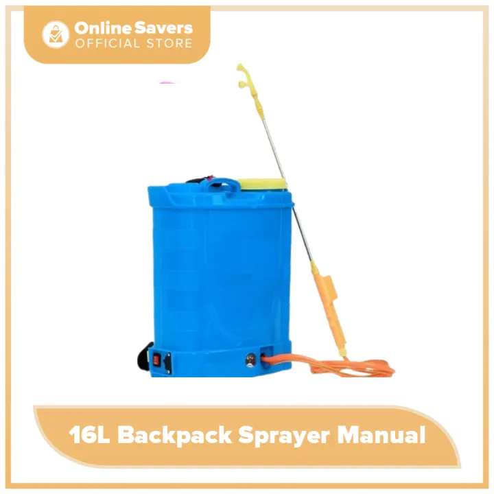 Onlinesavers 16L Backpack Sprayer Manual Type Sprayer Handle Switch ...