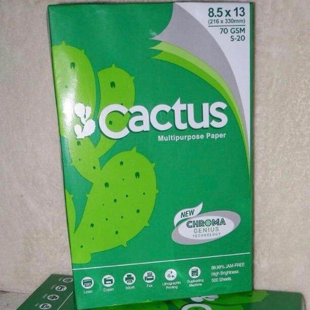 Cactus Bond Paper per ream | Lazada PH