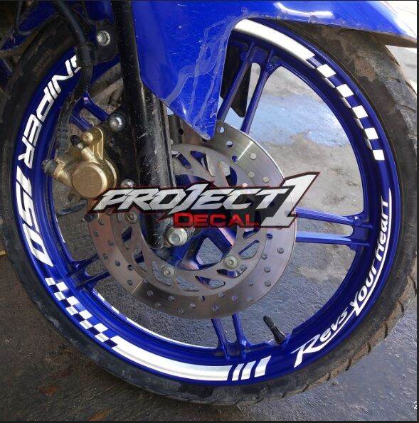 YAMAHA SNIPER 150 ( DESIGN #2 ) REFLECTORIZE MAGS STICKER ( SET ...