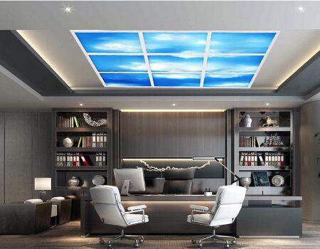 Skylight Blue Sky Clouds Recessed 600x600mm 300x1200mm Decorative Led ...