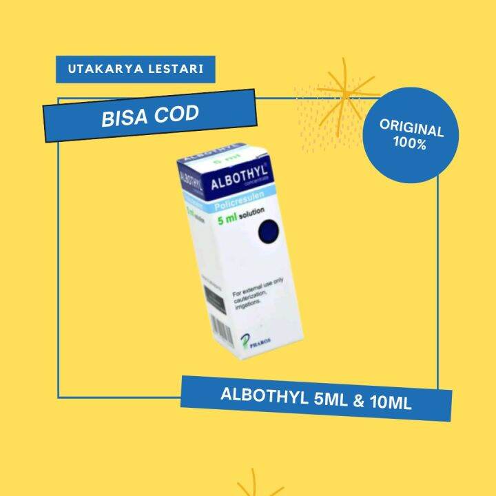 Albothyl Concentrate 5ML & 10ML Untuk Sariawan dan Bibir Pecah Pecah ...