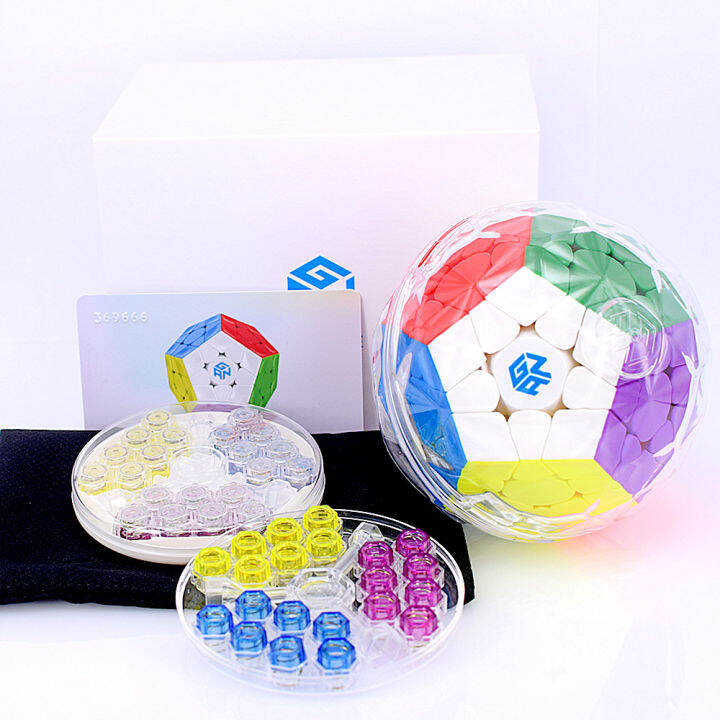GAN Megaminx 3X3 Magnetic Magic Speed Cube Stickerless Professional ...