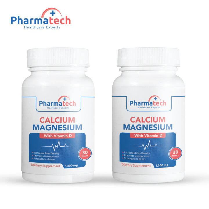 Calcium Magnesium Vitamin D x 2 ขวด แคลเซียม แมกนีเซียม วิตามินดี ฟาร์ ...
