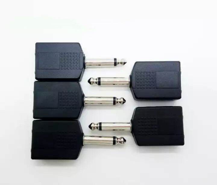 1 PC PL55 Jack to PL55 2 female Mono Plug Adapter | Lazada PH