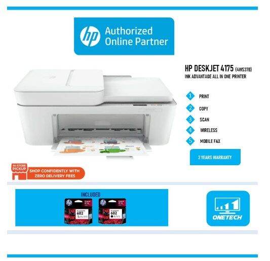 HP Deskjet Ink Advantage 4175 4WS37B All In One Printer | Lazada