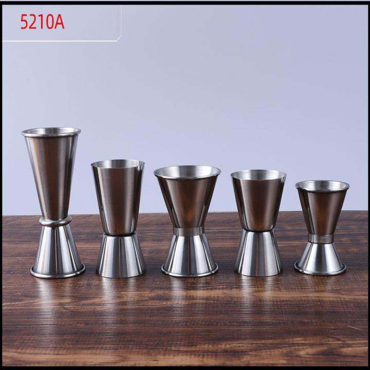 5210A บ้านและที่อยู่อาศัย บาร์แวร์ สแตนเลส ยิงคู่ ถ้วยตวง เครื่องมือบาร์ แก้วค็อกเทล วัดจิ๊กเกอร ...