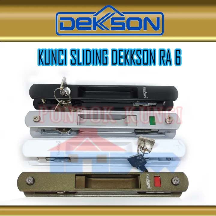 Kunci Pintu Sliding Dekkson RA6 Kunci Pintu Geser Aluminium Dekson ...