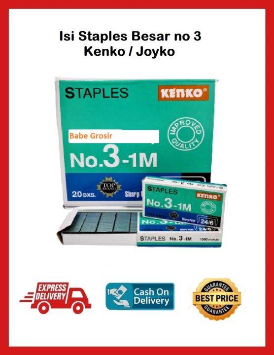 ISI STAPLES BESAR NO 3 KENKO | Lazada Indonesia