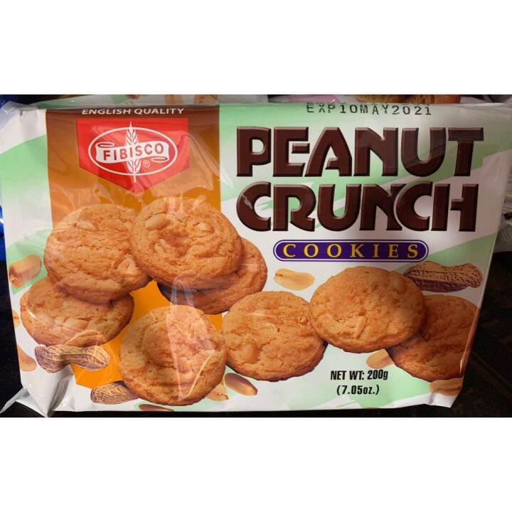 Fibisco Peanut Crunch Cookies 200 grams | Lazada PH