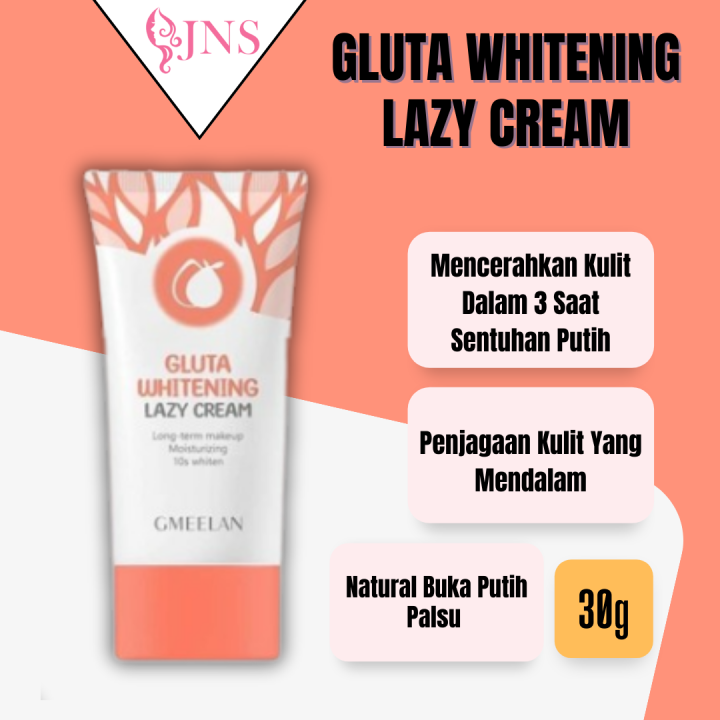 Gmeelan Gluta Whitening Lazy Cream/Whitening & brightening Cream (30g ...