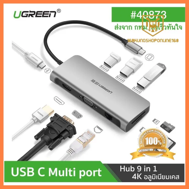 ใครยังไม่ลอง ถือว่าพลาดมาก !! พร้อมส่ง UGREEN 40873 USB C USB3.1 ตัว ...