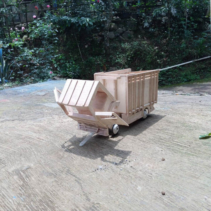 TRUK OLENG KAYU ASLI / MOBIL OLENG / MOBIL TRUK OLENG / MOBIL TRUK ...