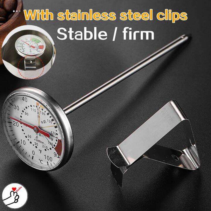 【Ready From PH】Coffee Espresso Thermometer Stainless Steel Cooking ...