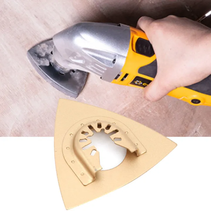 80mm Triangular Oscillating Alloy Rasp Saw Blade อุปกรณ์เสริมสำหรับการ ...