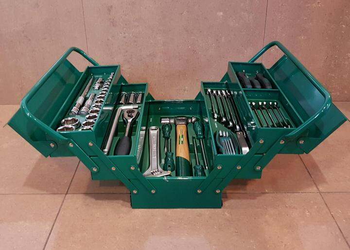 (Free 1) Sata 95104A-70 6PT Cantilever Mechanic Tool Box Set 70pcs ...