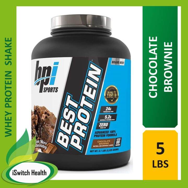 BPI Sports Best Protein 100% Whey Protein Powder - 5 lbs - Chocolate ...
