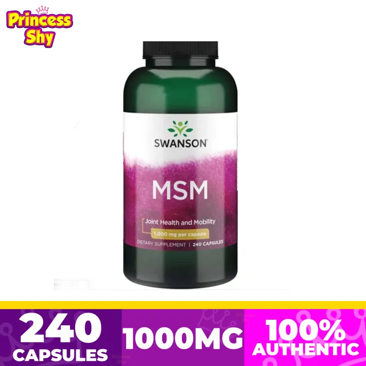 Swanson MSM 1,000mg 240 Capsules | Lazada PH