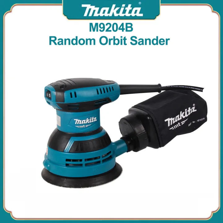Makita M9204B สุ่ม Orbit Sander Disc Sander ไม้เฟอร์นิเจอร์เครื่องขัด ...