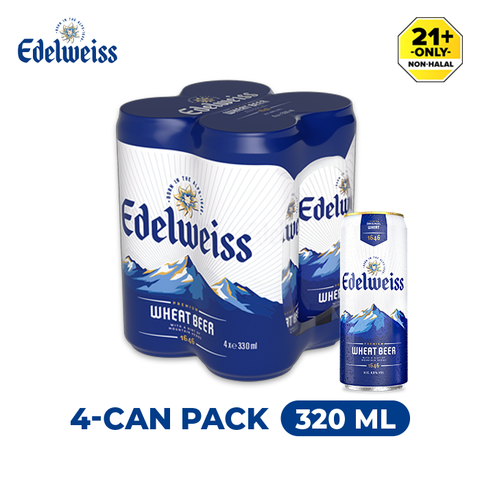Edelweiss Wheat Beer (4 x 320ml) | Lazada