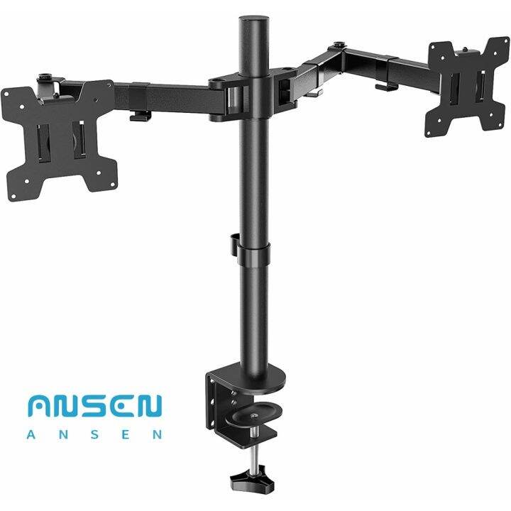 ANSEN Monitor Mount Bracket Computer Desktop Adjustable Arm with C ...