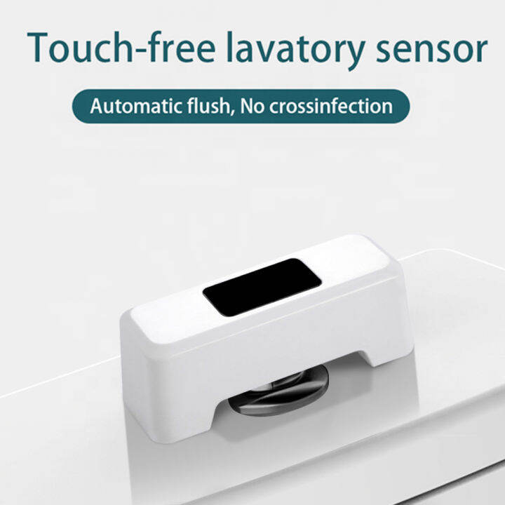 IR Sensing Toilet Flush Sensor Touchless Toilet Flush Aid Toilet Motion ...