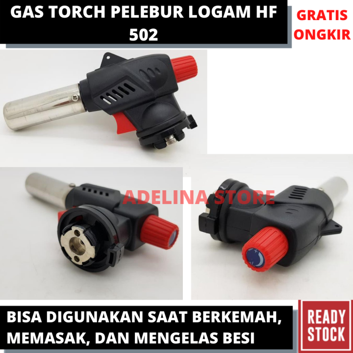 Korek Api Las Pelebur Logam Jet Multi Purpose Torch HF-502 | Lazada ...
