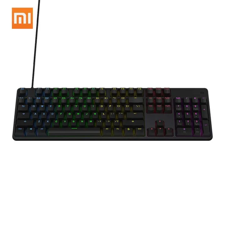 Xiaomi Gaming Keyboard 104-Key RGB Backlight Backlit Mechanical ...