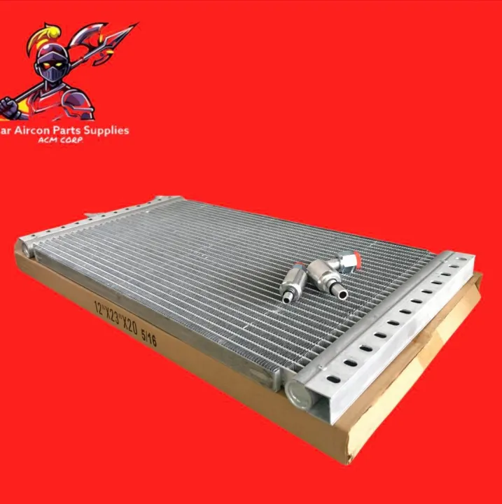 Long Condenser Laminated 12x23 5/16 fittings Car aircon parts | Lazada PH