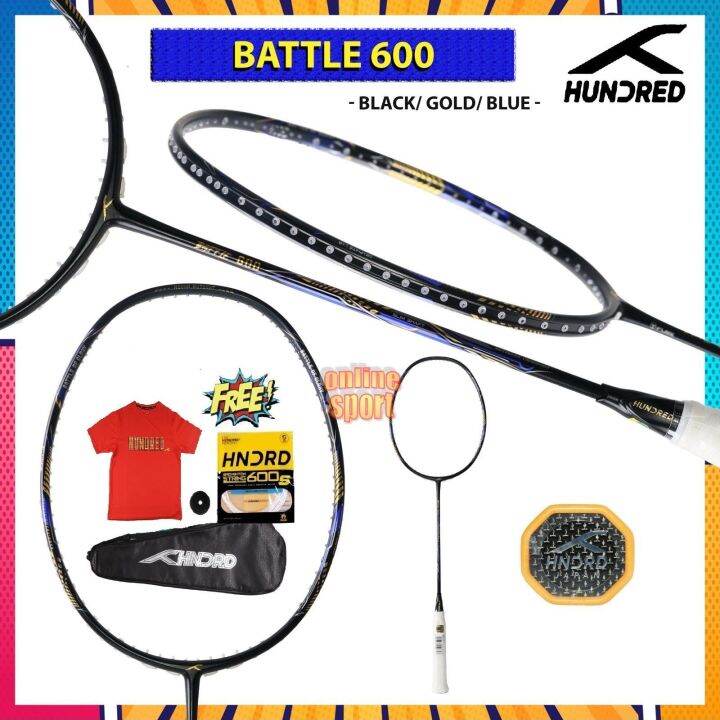 HUNDRED HNDRD Battle 600 Raket Badminton Bulutangkis | Lazada Indonesia