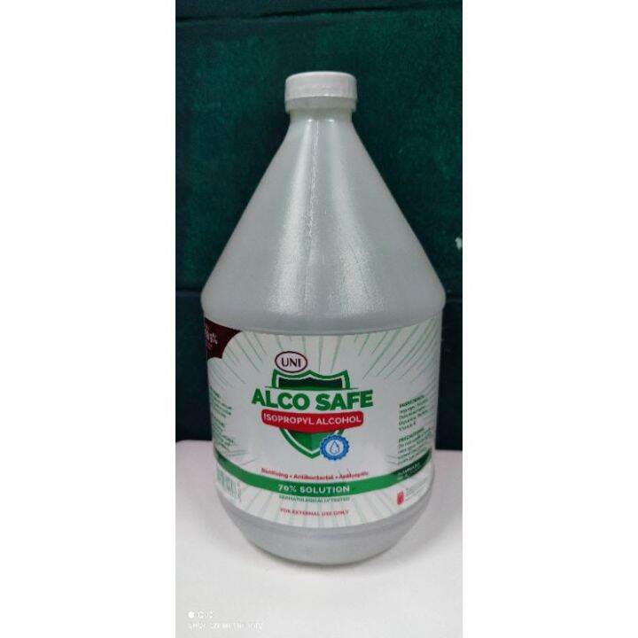 Alco Safe Isopropyl Alcohol 1 Gallon | Lazada PH