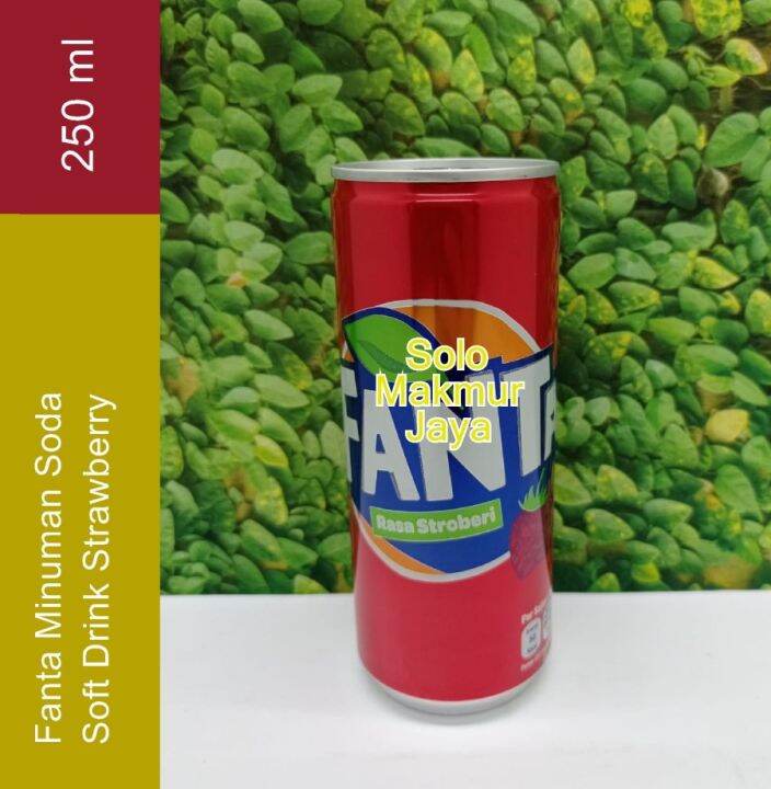 Fanta Minuman Soda Soft Drink Strawberry Kaleng 250 ml | Lazada Indonesia