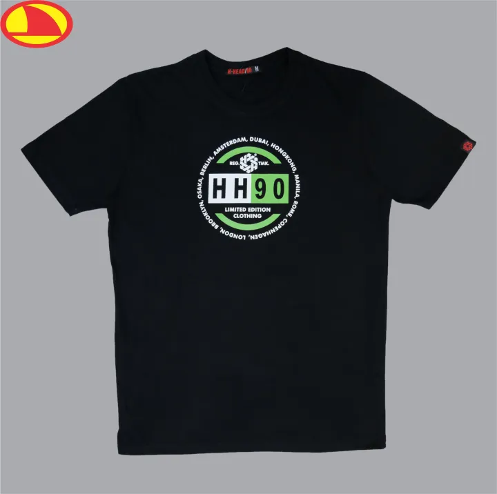 HAMMERHEAD MENS ROUND NECK W/FLAT PRINT - BLACK AND WHITE | Lazada PH