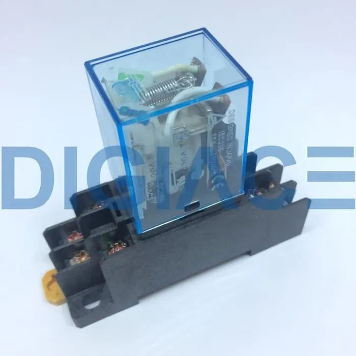 Relay Omron Ly2N 24Vdc 8 Pin + Soket | Lazada Indonesia