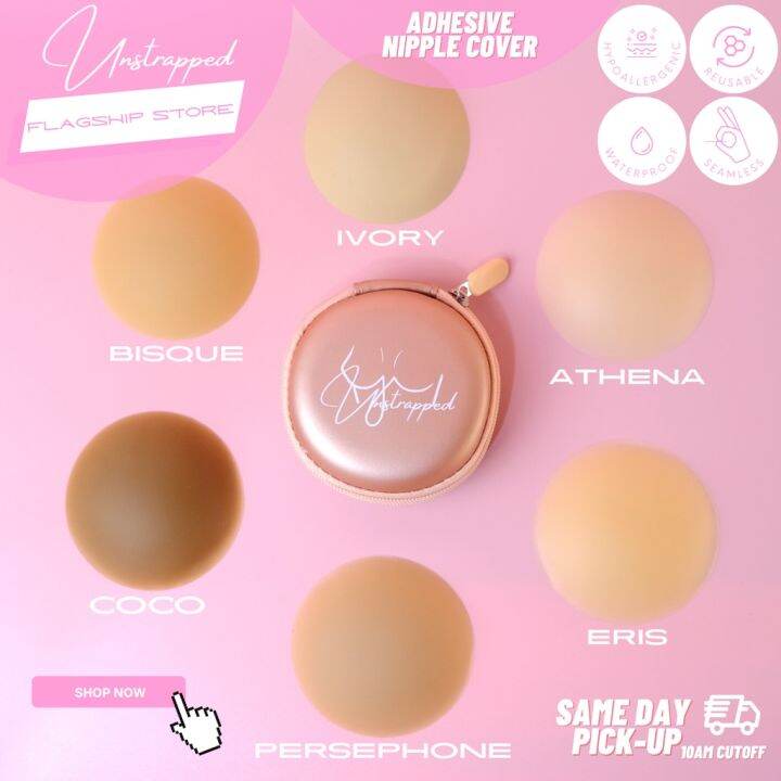 Unstrapped Adhesive Nipple Cover / Pasties / Tape in 8cm | Lazada PH