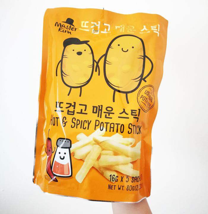 Master Kim Potato Stick 80g - Hot & Spicy | Lazada