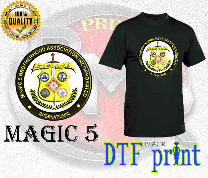 MAGIC 5 FRATERNITY T-SHIRT | Lazada PH
