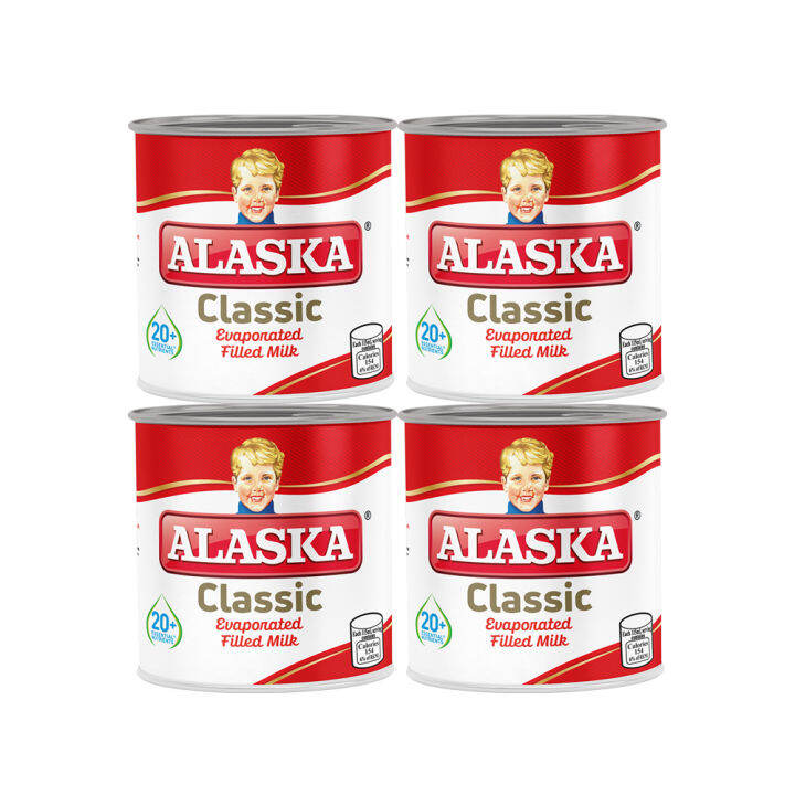Alaska Evaporated Filled Milk 140ml - Pack of 4 | Lazada PH