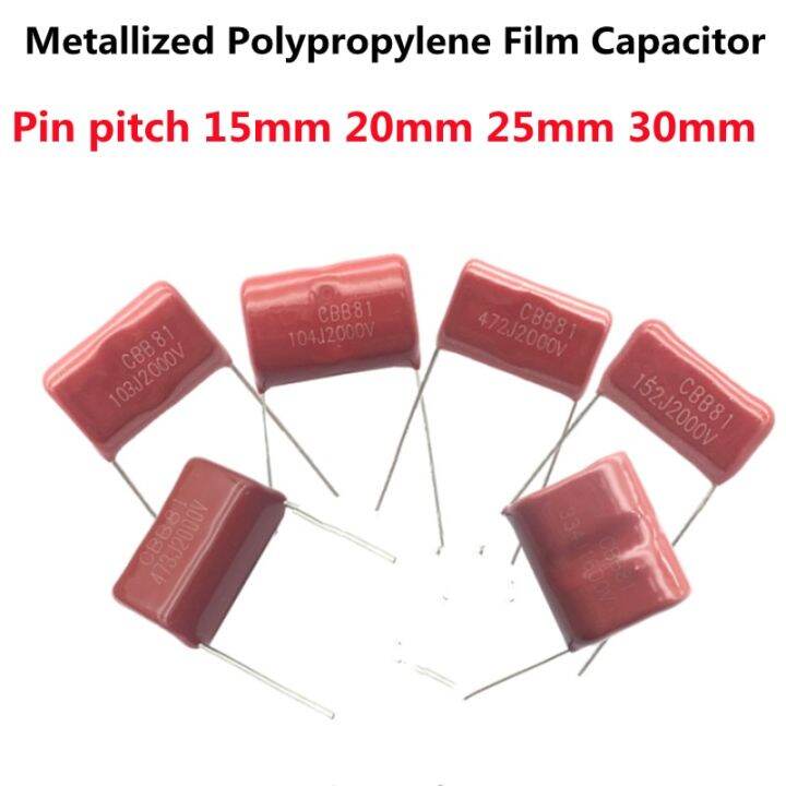 10pcs 2000V CBB81 Metallized Polypropylene Film Capacitor 102 472 103 ...