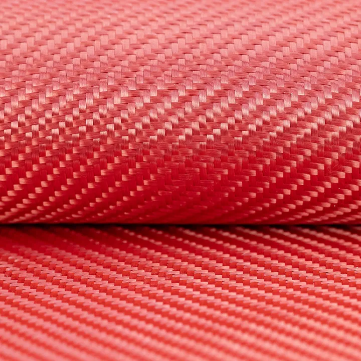 F230 COOVA Red Kevlar Aramid Fabric Twill Used For DIY Decoration Width ...
