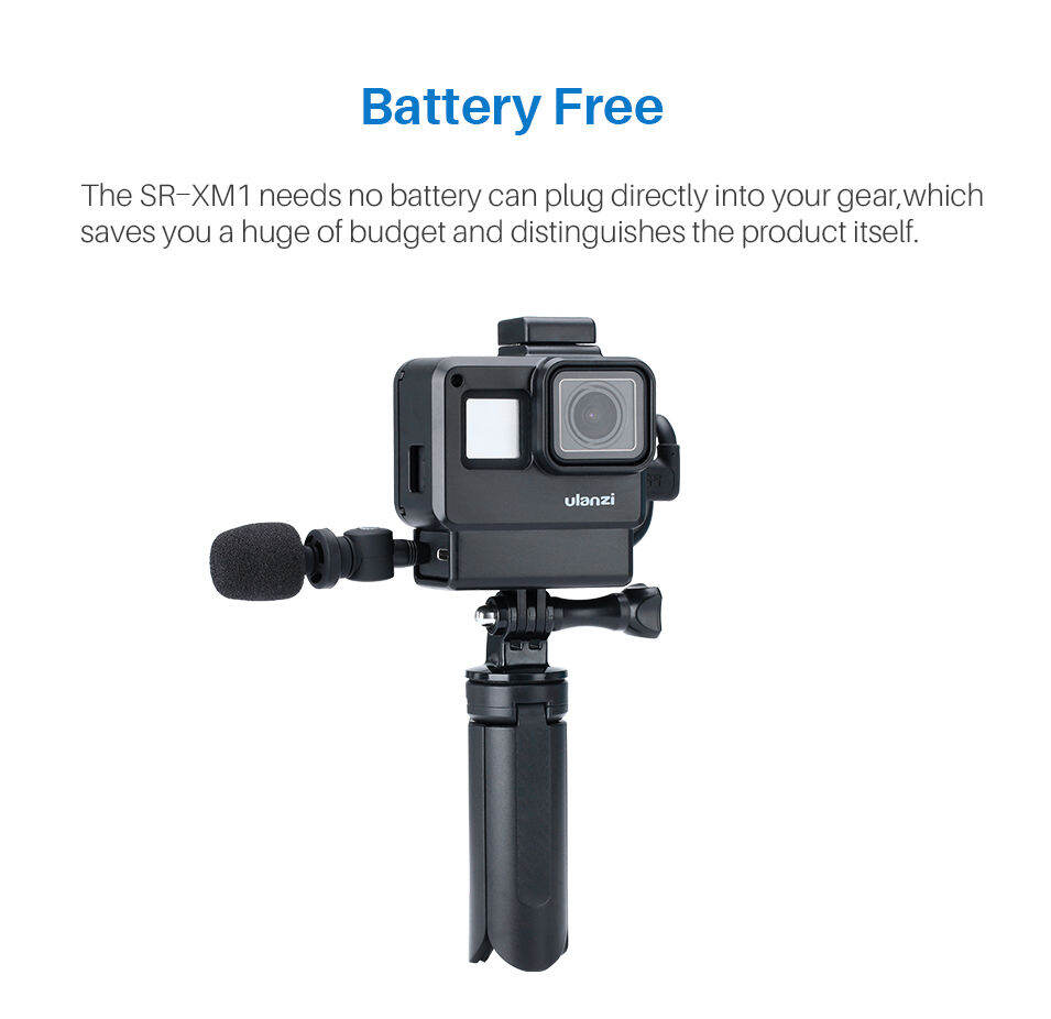 Saramonic SR-XM1 3.5mm Wireless Microphone GoPro Vlog Video Mic for ...