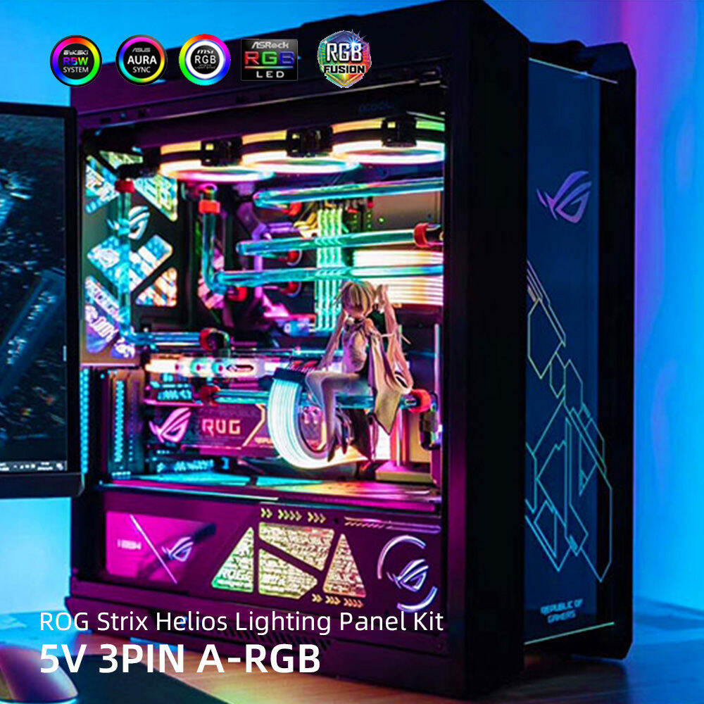 4pcs RGB Panel Kit For ROG Strix Helios GX601 PC Case MOD DIY ASUS ROG ...