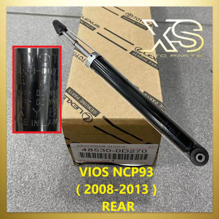 ( 100% ORIGINAL JAPAN ) TOYOTA VIOS NCP93 YARIS NCP91 PRIUS C NHP10 REAR SHOCK ABSORBER | Lazada