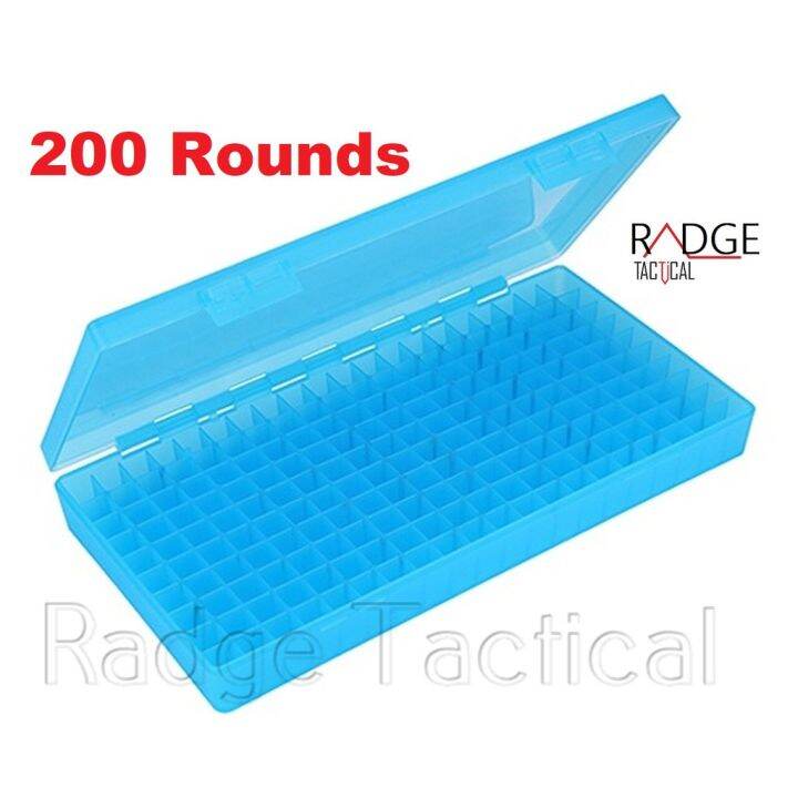vBWCytac 200 Round Flip Top Handgun Ammo Case Box 10mm, 40cal, 45 cal ...