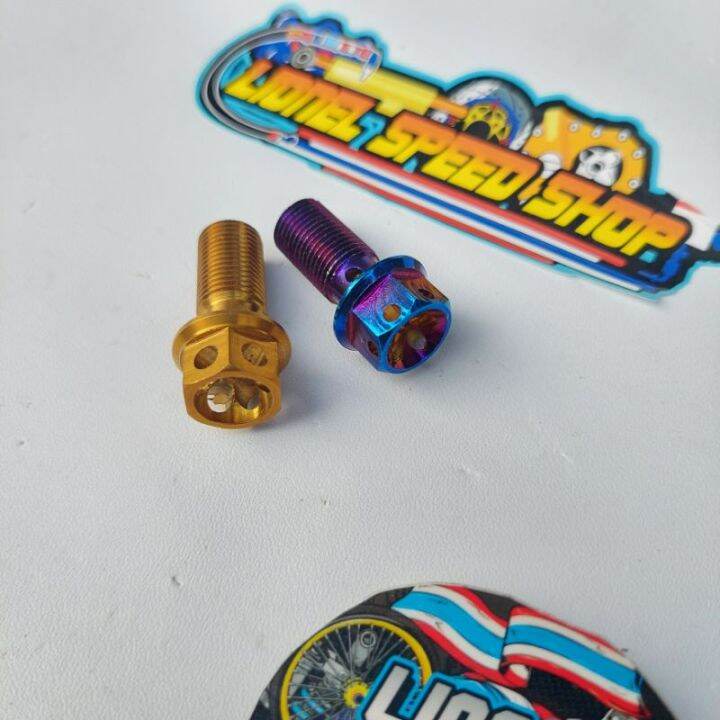 LSS Baut banjo probolt flower baut nepel kaliper monoblock 4 piston 2 ...